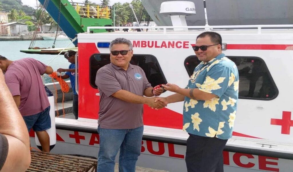 FSM Department of Health and Social Affairs handed over a Marine ...